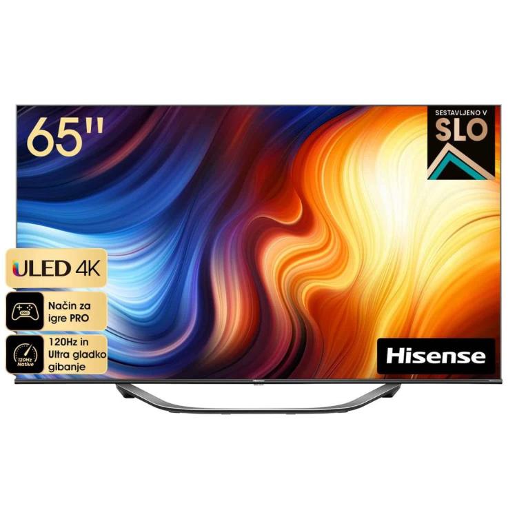 Televizija Hisense ULED 65U7HQ 4K Ultra HD, diagonala 164 cm | Petrol eShop