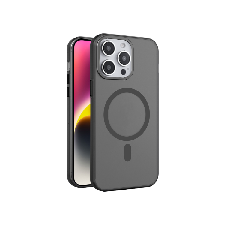 Gumiran magnetni ovitek (TPU Magnetic Frost) za Apple iPhone 15 Pro ...