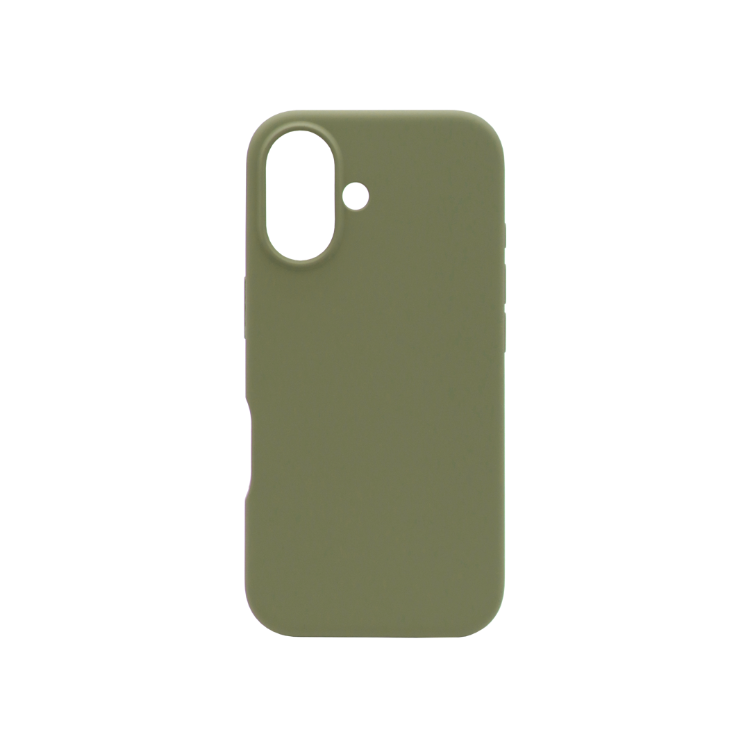 Silikonski ovitek (liquid silicone) za Apple iPhone 17, Copper green ...